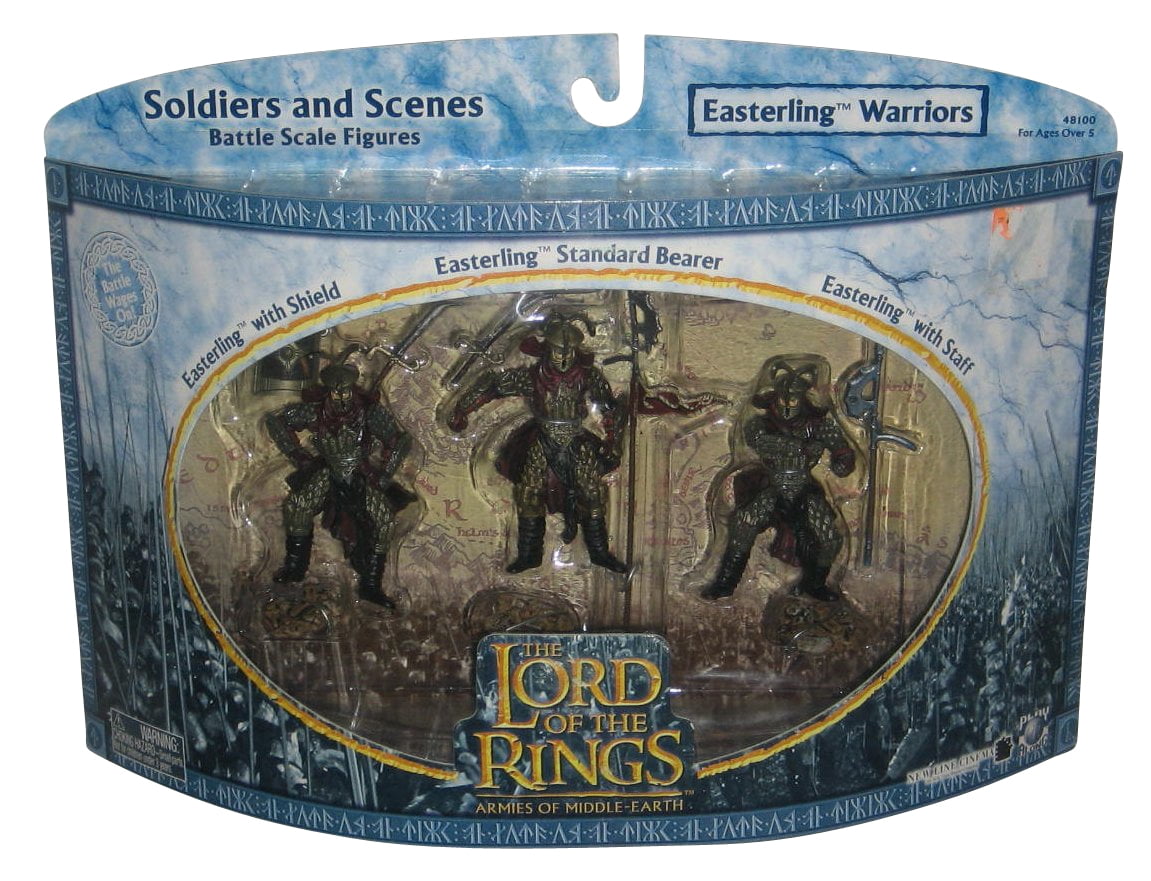 Lord of The Rings Soldiers & Scenes Easterling Warriors Figure Set ...