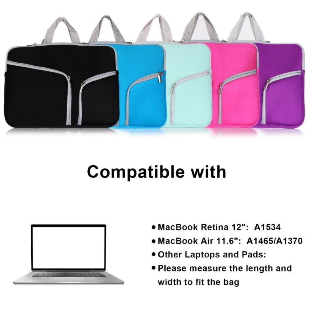 Chromebook Case, 11-15.6 inch Neoprene Laptop Sleeve Case Bag Handle ...