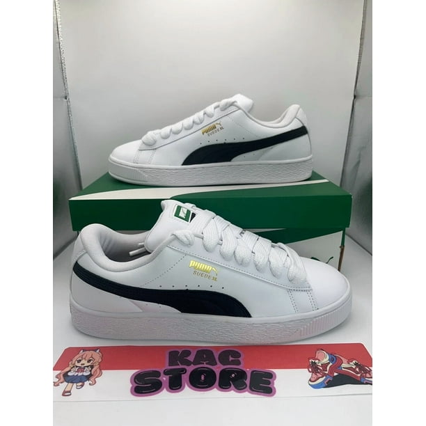 PU & MA Suede XL Leather PU & MA White Black 397255-02 Men's Size oki③ ...