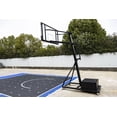 18FT x 24FT Mobile Basketball Hoop System with Floating Basketball ...