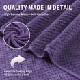 Jessy Home 8 Piece Ultra Soft Bathroom Towels Set, 600 GSM Dark Purple ...