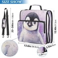3 Ring Zipper Binder Stationery Organizer for Study Work Home Travel ...