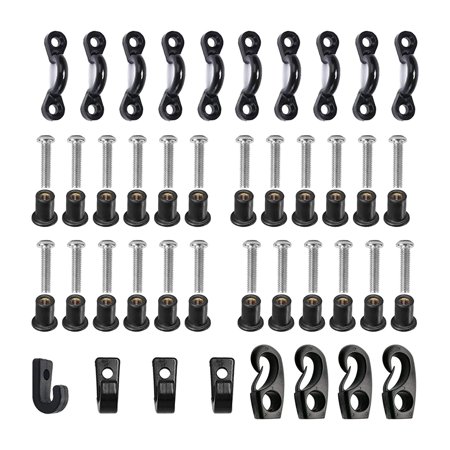 Kayak Pad Eyes Stainless Steel Screws Tie Down Pad Eye Deck Loops ...