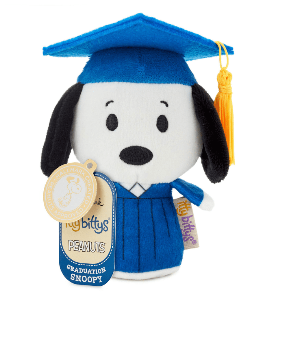Hallmark Itty Bittys Peanuts Snoopy Graduation Plush New with Tag ...