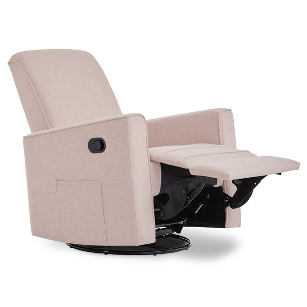 Evolur Raleigh Glider Recliner Rose with High Backrest Support, Durable ...
