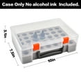 Alcohol Ink Storage Organizer Carrying Case, Holds 35pcs 0.35oz, 0.5oz ...