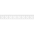 6"H x 5/8"P x 48"L Kinsman Architectural Grade PVC Running Trim ...