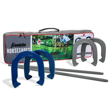 Horseshoe Set- Full Outdoor Classic Horse Shoe Game Set with Easy to ...