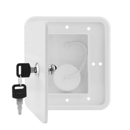 ziyahi RV Camper Square Hatch Cover Gravity Inlet and Leakproof Water ...