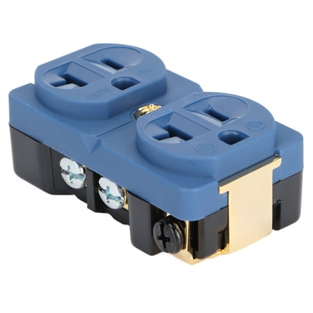 Loewten DP‑1G Audiophile Pure Copper Duplex Socket 20A 125V Copper 24k ...