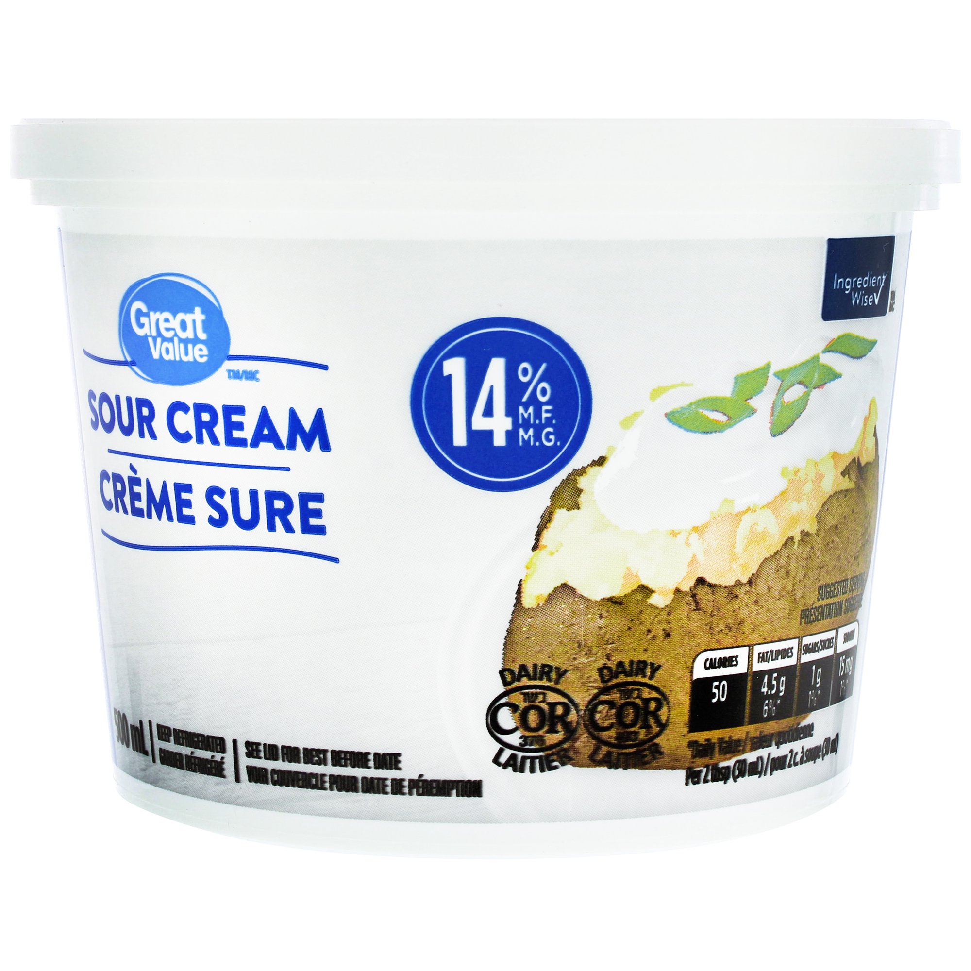 Click here for Great Value Sour Cream 500 Ml prices