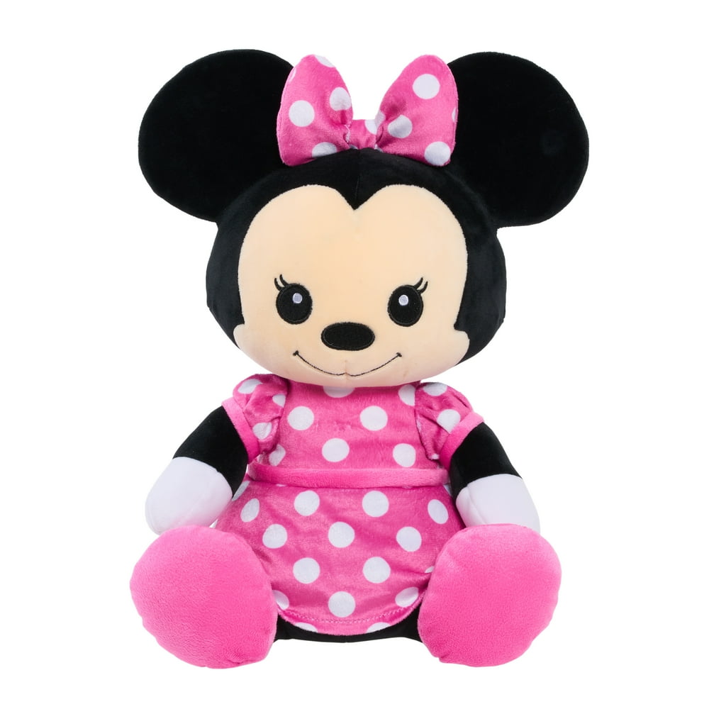 Disney Classics 14-Inch Minnie Mouse, Comfort Weighted Plush Animals ...