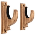 XIBUFE 2026 New Real Wood Gun Rack Wall Mount Holder for Firearms ...