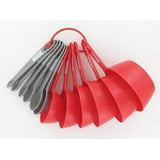 Farberware Measuring Cups and Spoons Set, 12 Piece, Red Gray - Walmart.com