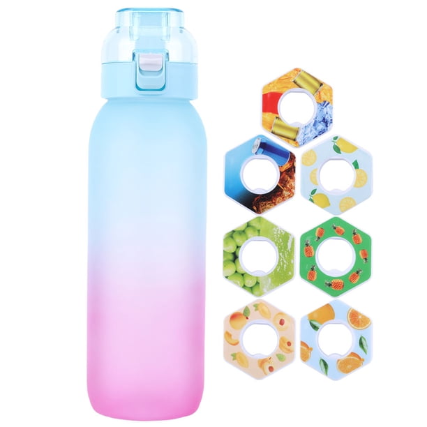 Botella Deportiva 1000ML Sin BPA Con 7 Cápsulas Sabor para | Bodega ...