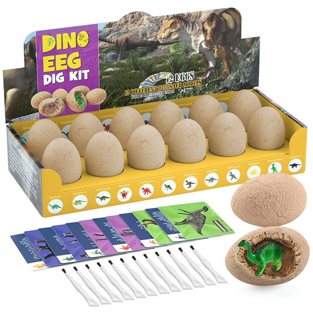 Boys/Girls Novel Archaeology Toys Kids Dig Up Birthday Gifts Dino Egg ...