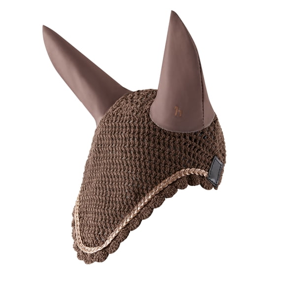 HORZE Glarus Crochet Noise Reduction Insect Protection Horse Ear Net ...