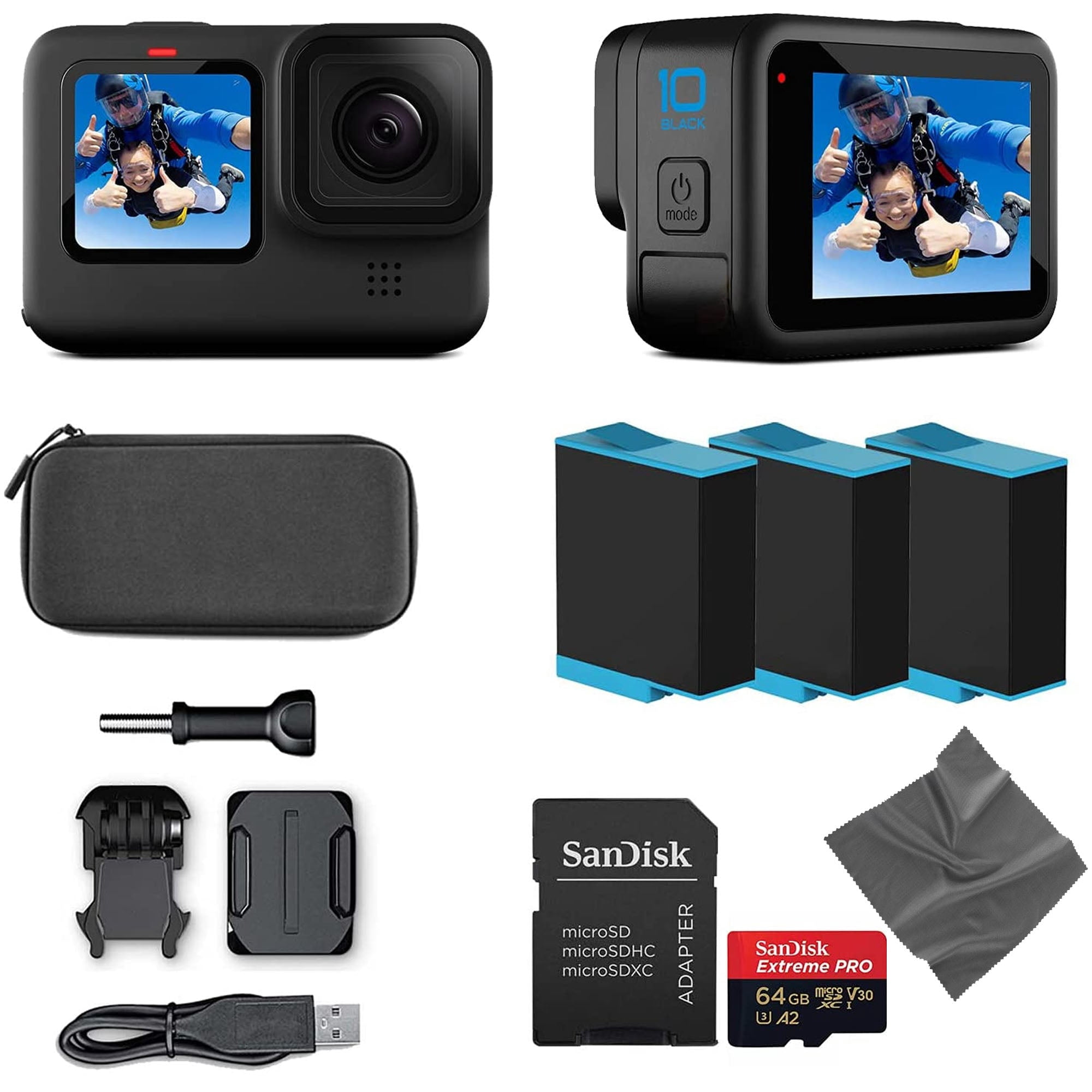 GoPro HERO10 Black Premium Starter Bundle - Walmart.com
