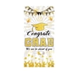 2026 Graduation Porch Hanging Curtain Flag Classic Grad Ornament for ...