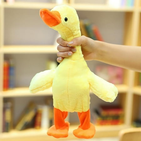 Electric Duck Plush Toy Talking Electric Duck Singing Walking Stuffed ...