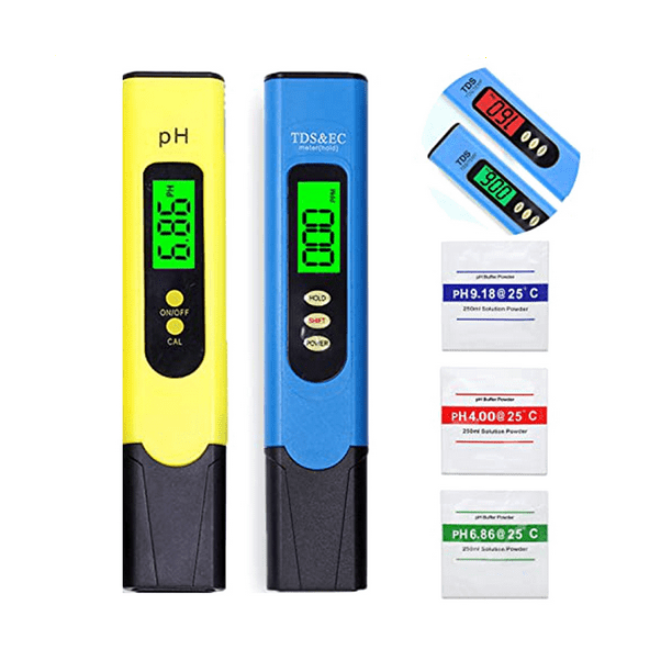Winyuyby Two-Color Digital Water Quality TDS Tester and Backlight PH ...