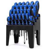 Stalwart 18 Piece Screwdriver Set with Wall Mount and Magnetic Tips ...