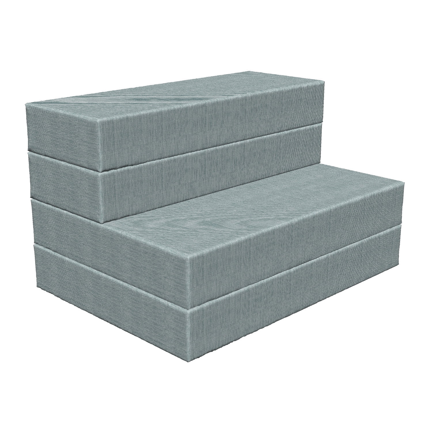 Faux Suede Foldable Mattress, Digitally Printed Distressed Texture ...