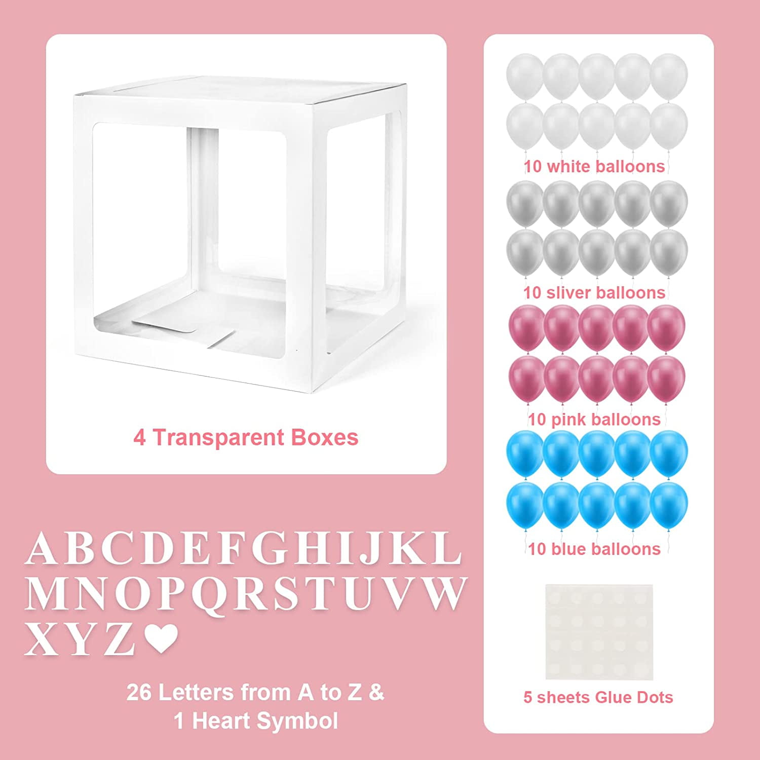 Mocoosy Baby Shower Boxes with Letters Custom for Party Decoration ...