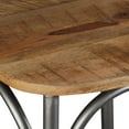 vidaXL Dining Chairs Accent Chair with Cross Back Design Solid Wood ...