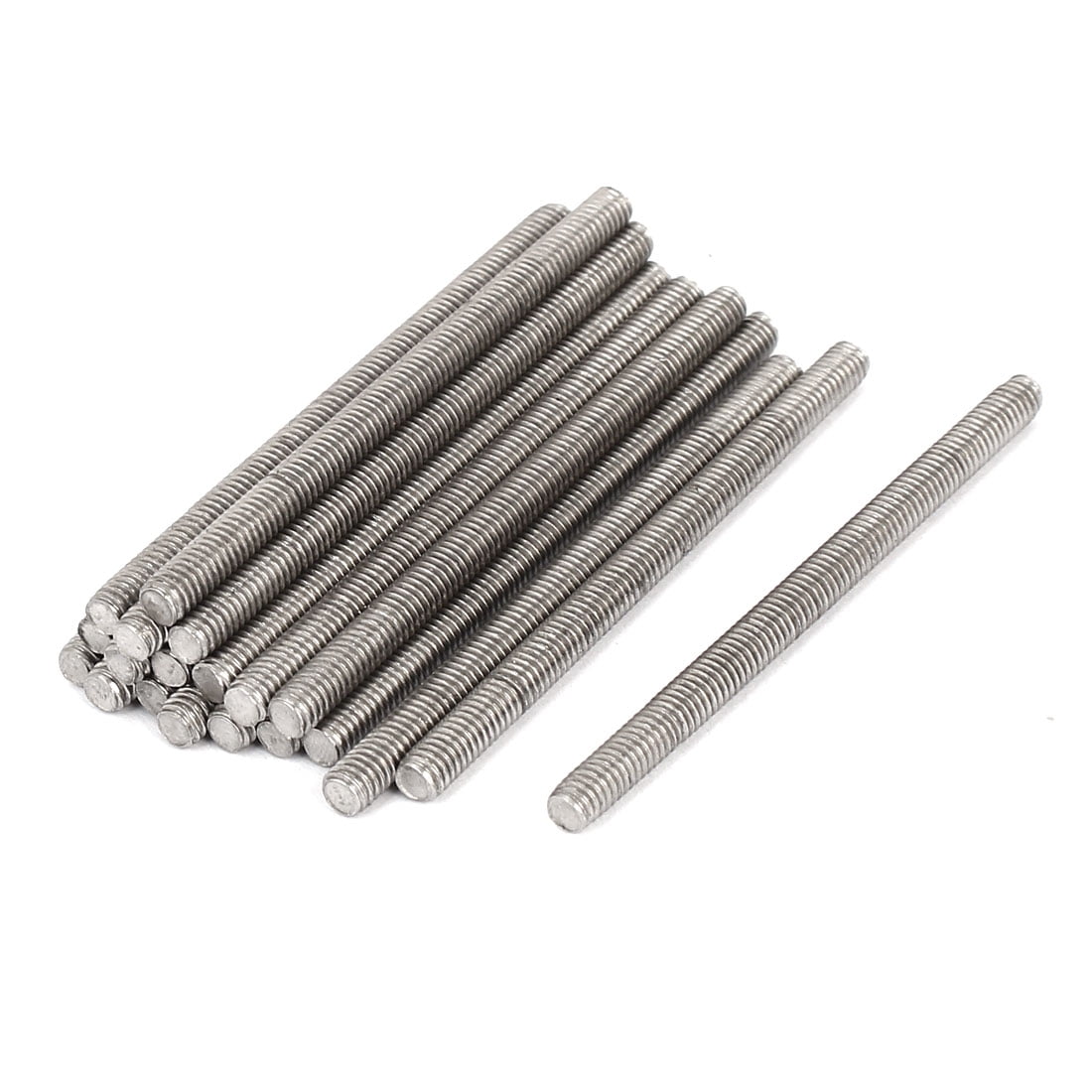 M4 x 60mm 304 Stainless Steel Fully Threaded Rod Bar Studs Fasteners 20 ...
