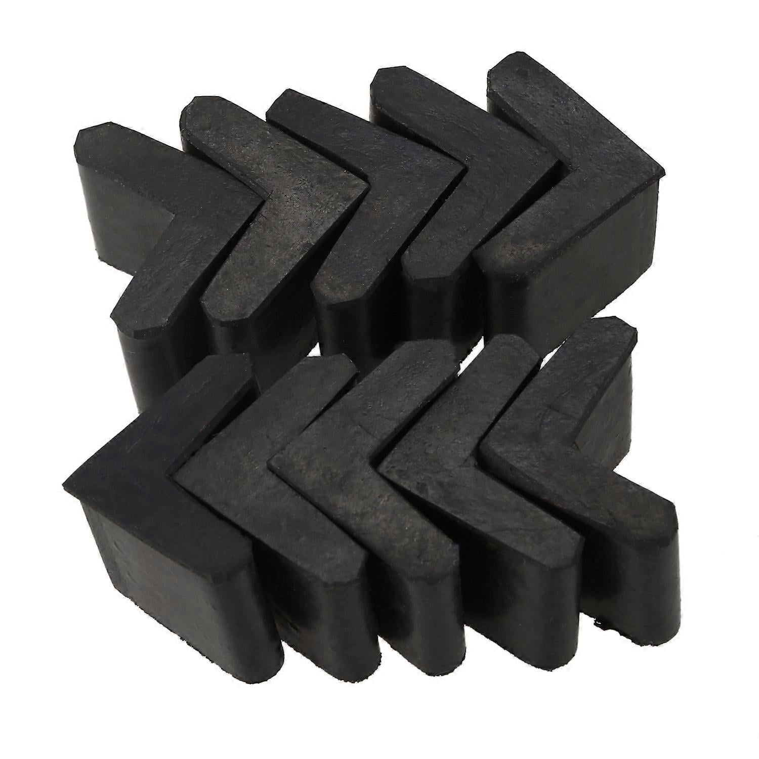 Rubber L Shaped Angle Iron Foot Pads Covers 10 Pcs | Walmart en línea