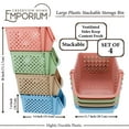 Creekview Home Emporium Large Multipurpose Stackable Storage Bins 28in