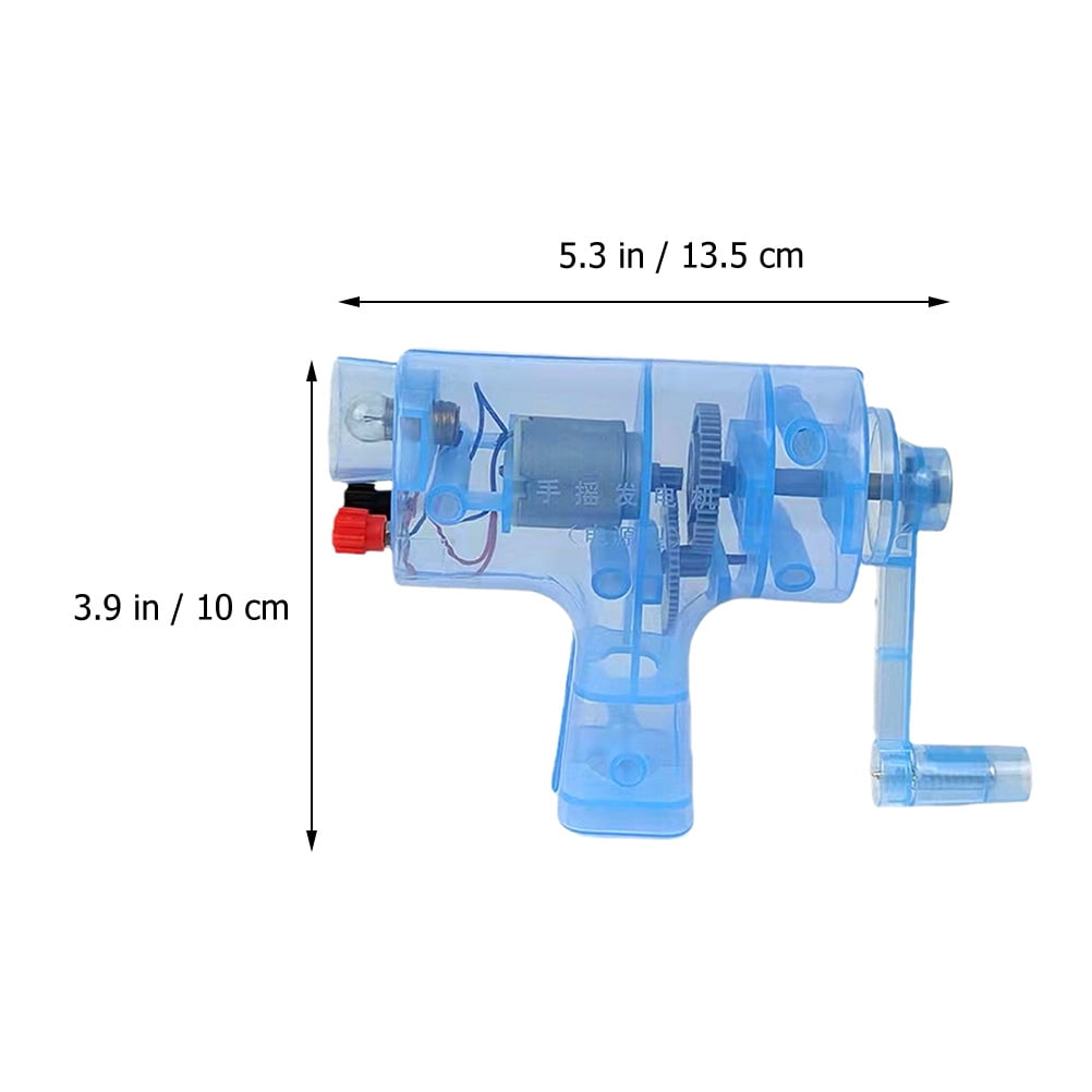 Electric Generator Hand AC And DC Crank Generator Model, Demonstration ...