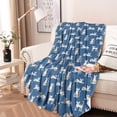 47 Inch Round Flannel Blanket for Adults & Kids, Soft, Cozy ...