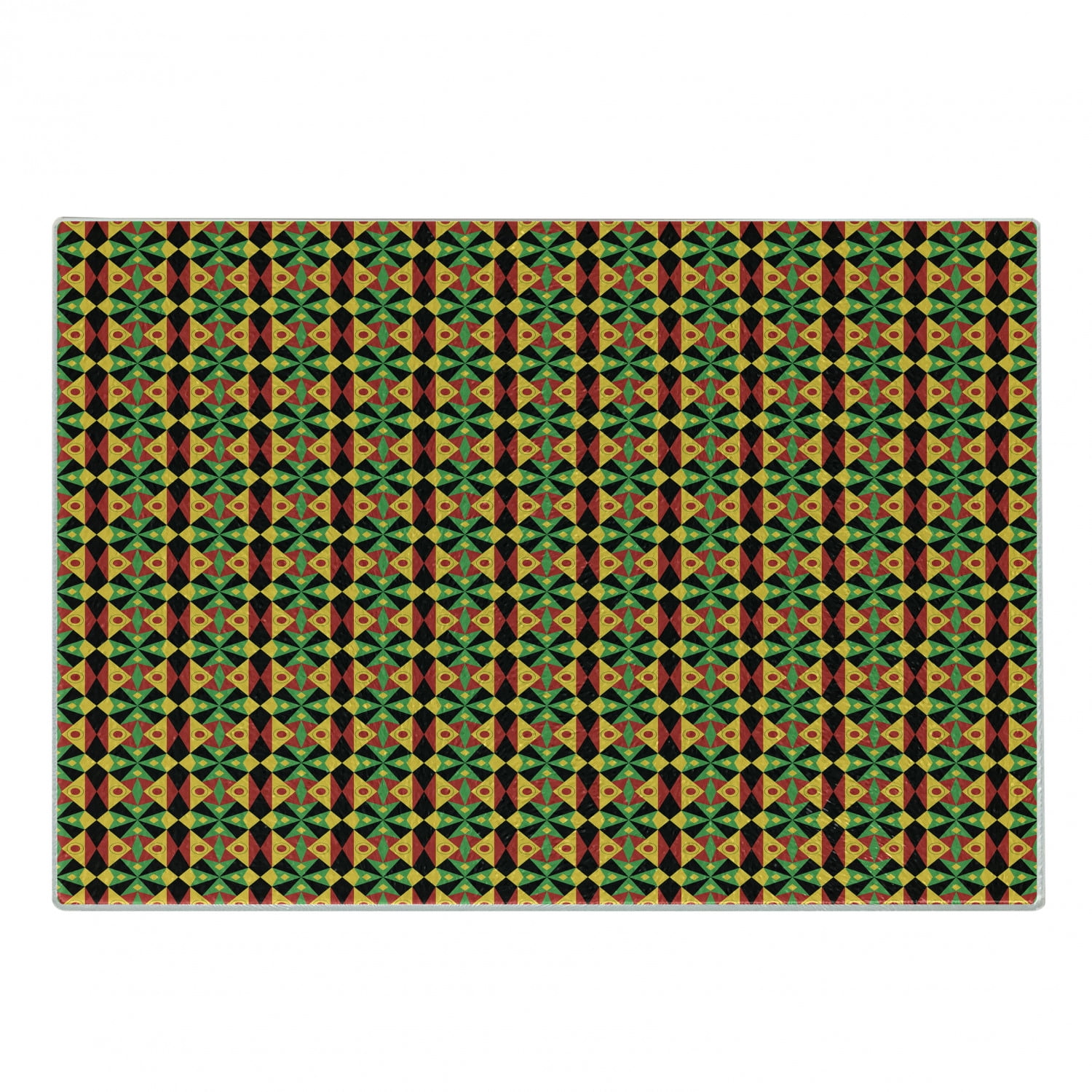 Kente Pattern Cutting Board, Indigenous Heritage Tile Design with ...
