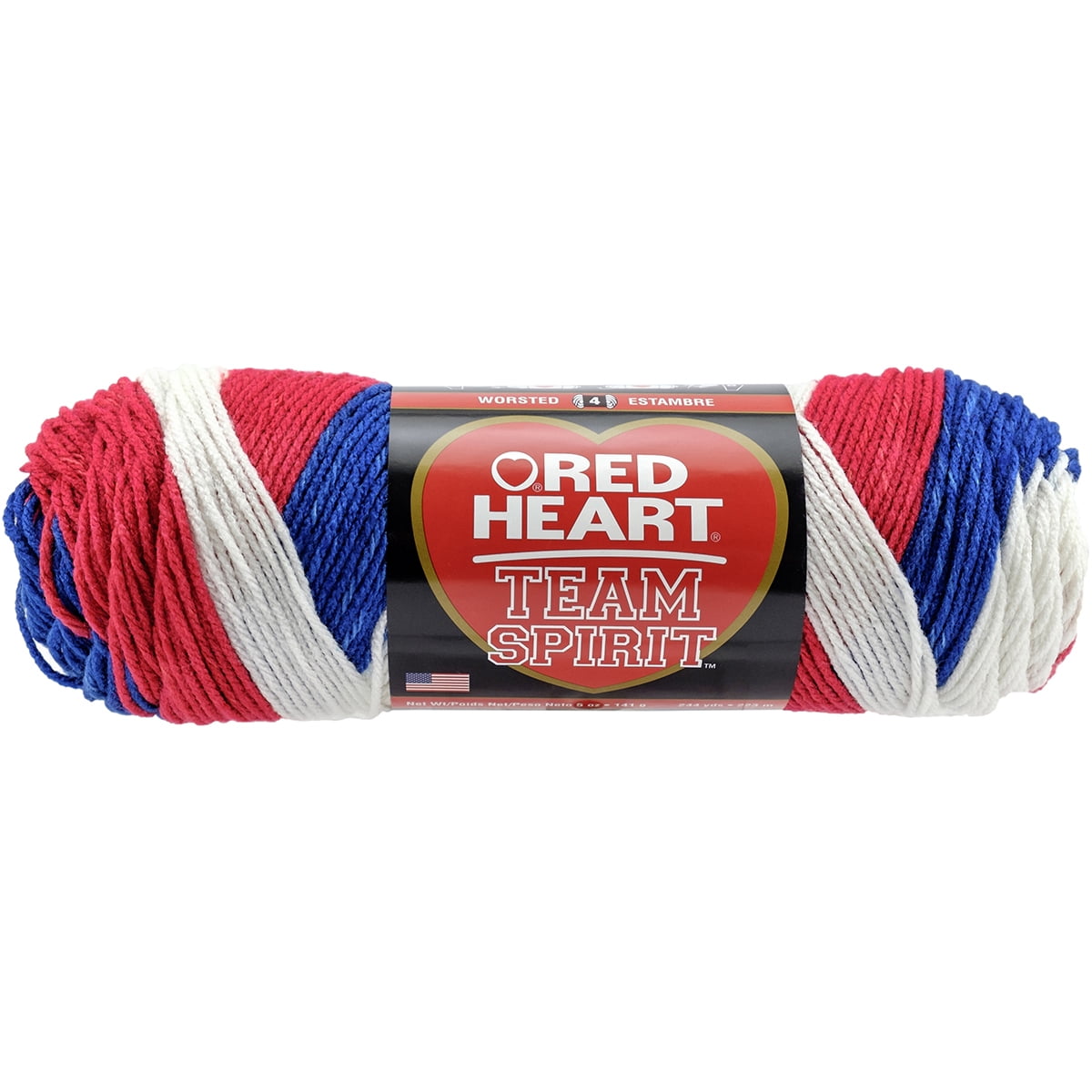 Red Heart Team Spirit Yarn-Red, White & Blue | Walmart Canada