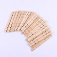 Natural Craft Sawtooth Sticks Wood Handles Wedding Fan Craft Sticks Ice ...