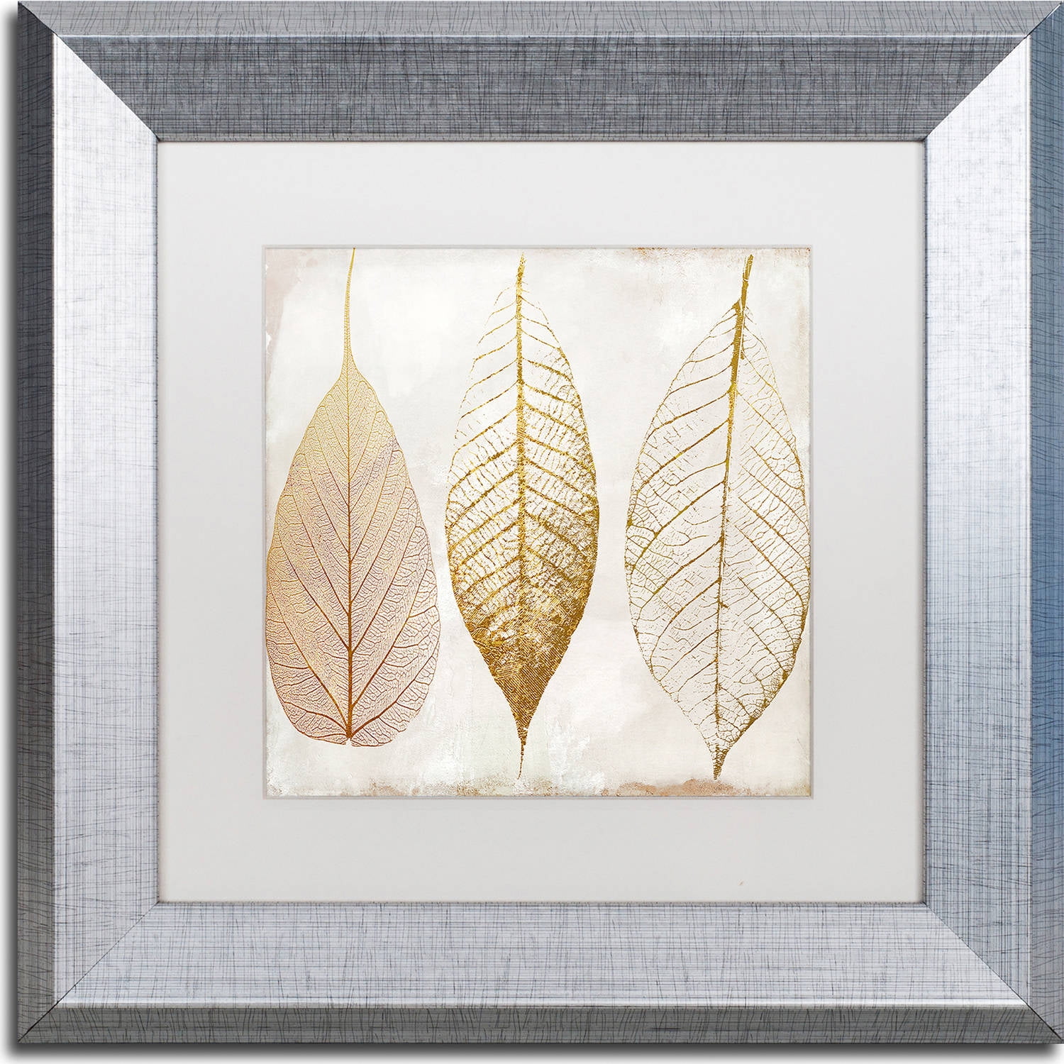 Trademark Fine Art "Fallen Gold II" Canvas Art by Color Bakery, White ...