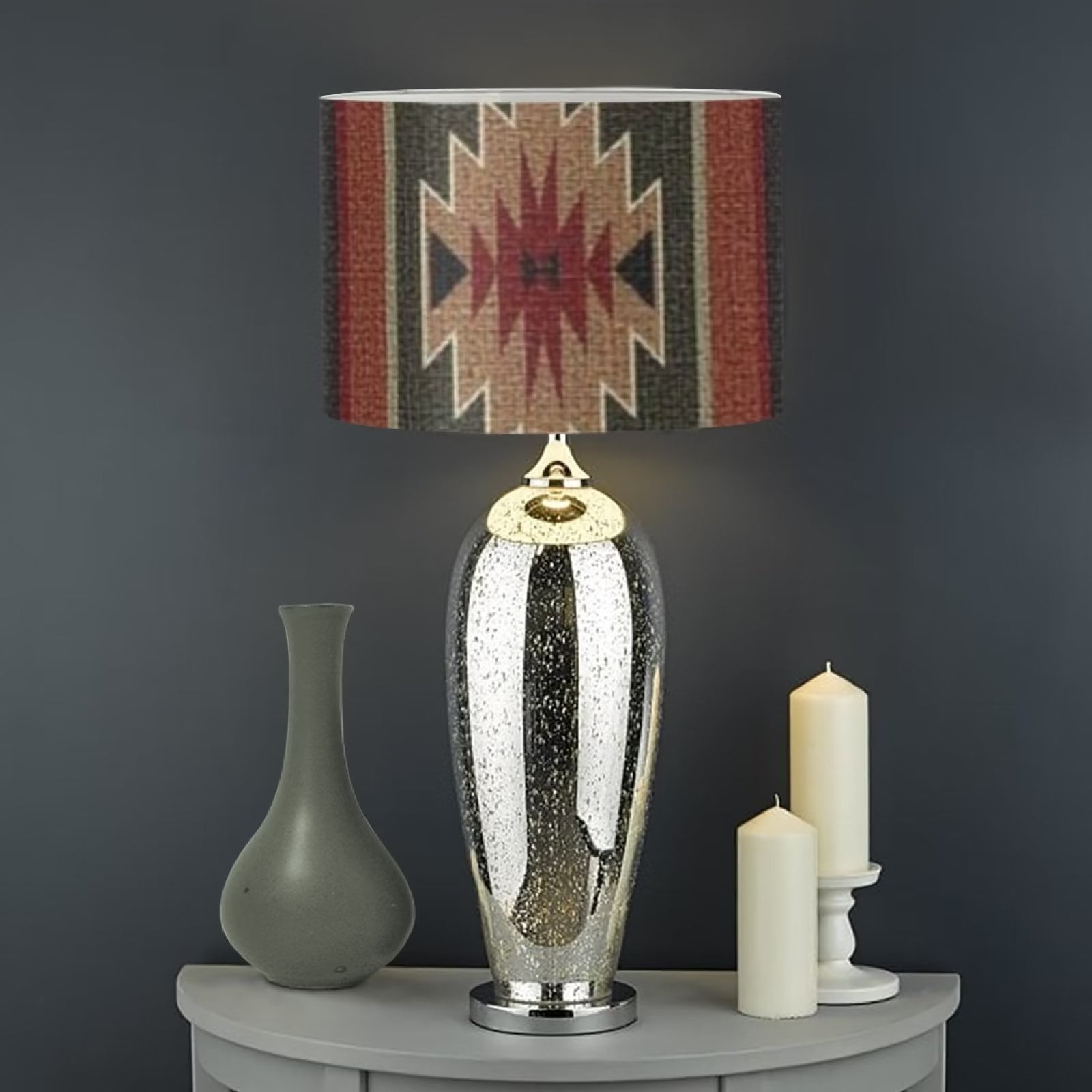 NETILGEN Lampshade for Home Decor American Southwest Aztec Modern ...