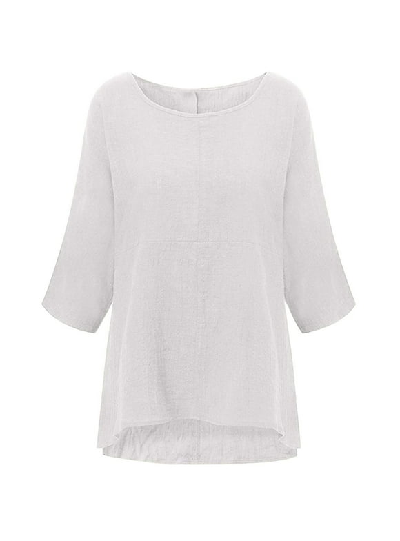 Womens Three Quarter Sleeve Tops