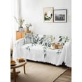 Eucalyptus Leaves Couch Cover for 2 Cushion Couch, Watercolor Weeping ...