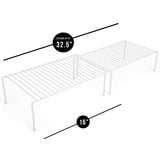 Smart Design Kitchen Storage Expandable Shelf Rack - 16 x 32.5 inch ...