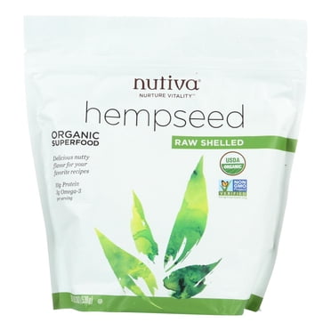 Nutiva Organic Raw Shelled Hemp Seeds, 3.0 Lb, 45 Servings - Walmart.com