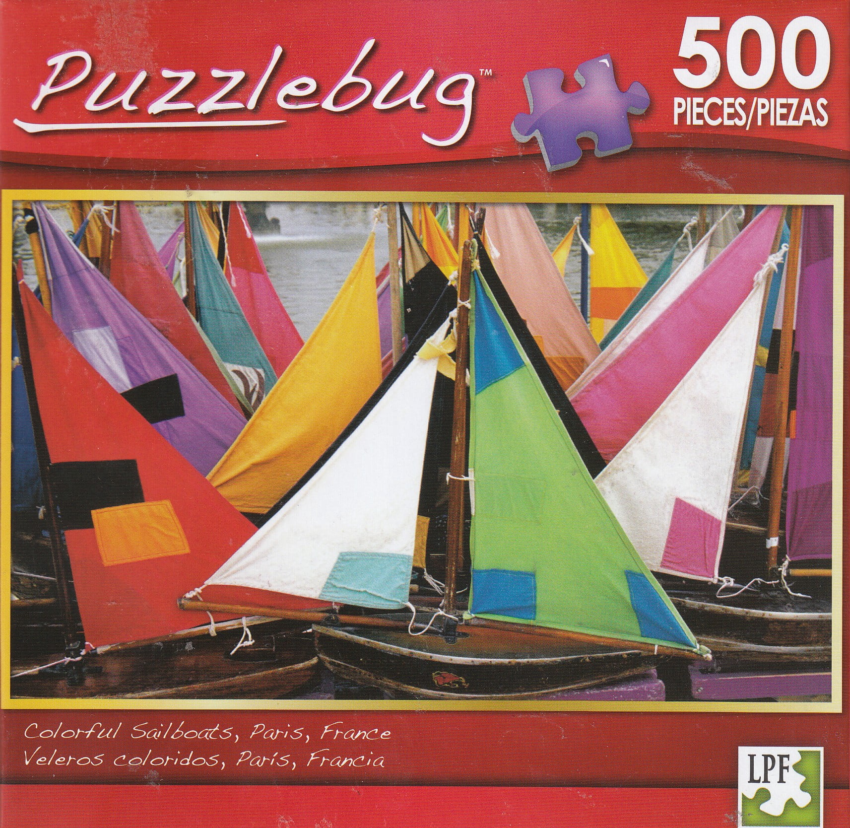 Puzzlebug 500 - Colorful Sailboats Paris France - Walmart.com