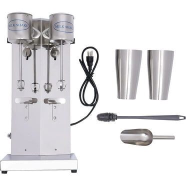 Double Head Milkshake Machine, 110V Commercial Electric Milkshake Maker ...