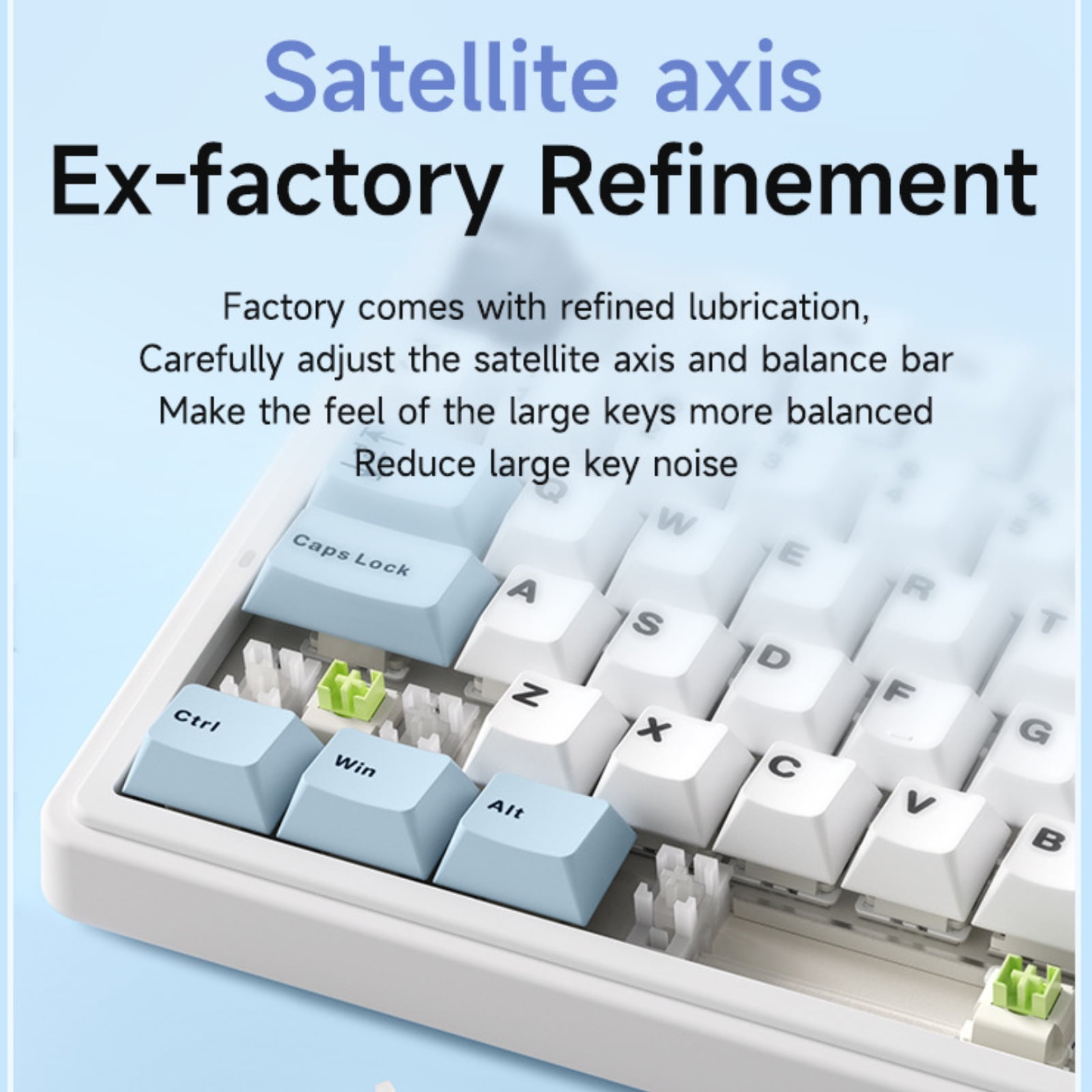 AULA F75 Wireless Mechanical Keyboard, Glacier Blue, Sri Lanka | Ubuy