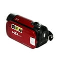 Abusyy HD 1080P 16M 16X Digital Zoom Video Camera & Recorder DV Red ...