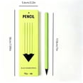10 Pack Matte Black Wood Hexagonal Exam Pencils, Non Break Non Toxic ...