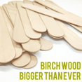 8 Inch Jumbo Craft Sticks, 60pcs Extra Large Natural Premium Wood ...