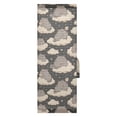Cat Cloud Pattern Door Curtain Sheer Privacy Light Filtering Window ...
